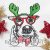 Christmas Machine Embroidery Design Dog| Royal Present Embroidery