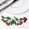 Cherries Border Machine Embroidery Design - 3 sizes | Royal Present ...