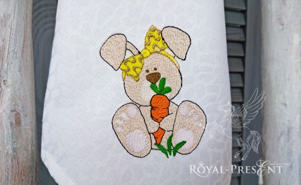Free Machine Embroidery Design Little Bunny| Royal Present Embroidery