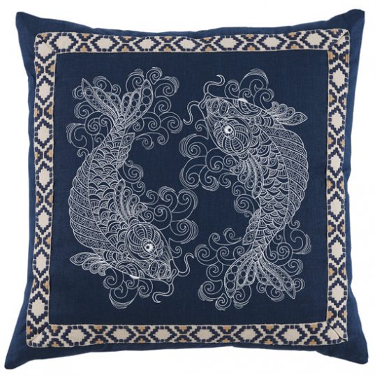 Koi machine embroidery design – 3 sizes| Royal Present Embroidery