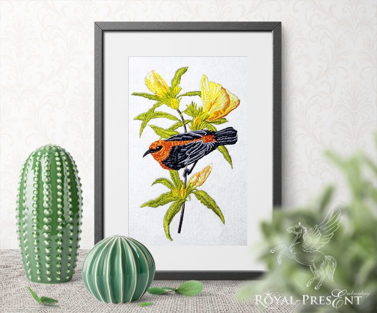 Machine Embroidery Design Beautiful Australian Bird| Royal Present ...