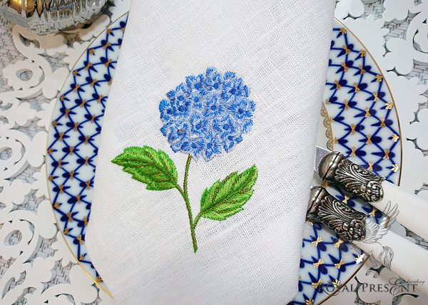 Hydrangea Machine Embroidery Design| Royal Present Embroidery
