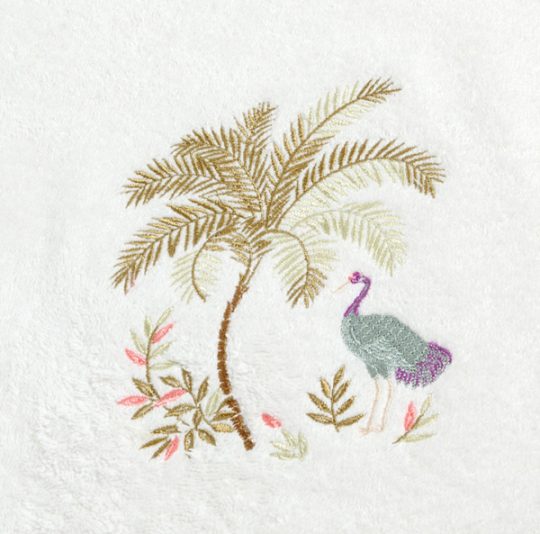 Free Machine Embroidery Design Crane| Royal Present Embroidery