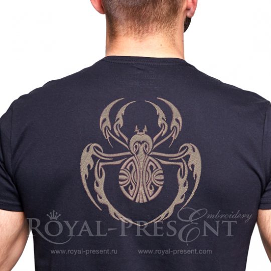 Machine Embroidery Design Spider – 4 sizes| Royal Present Embroidery