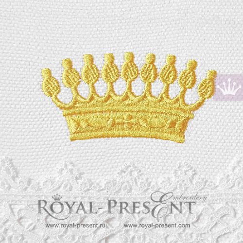 Medieval Crown Machine Embroidery Design – 3 sizes| Royal Present ...