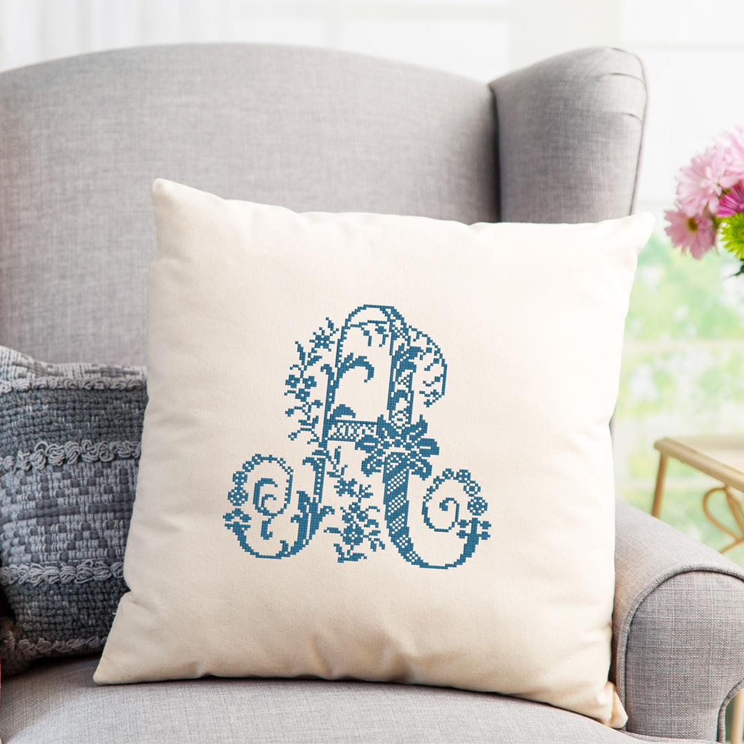 Cross-stitch Capital letters for mega hoop machine embroidery designs ...