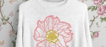 Machine Embroidery Design Tropical orchids| Royal Present Embroidery