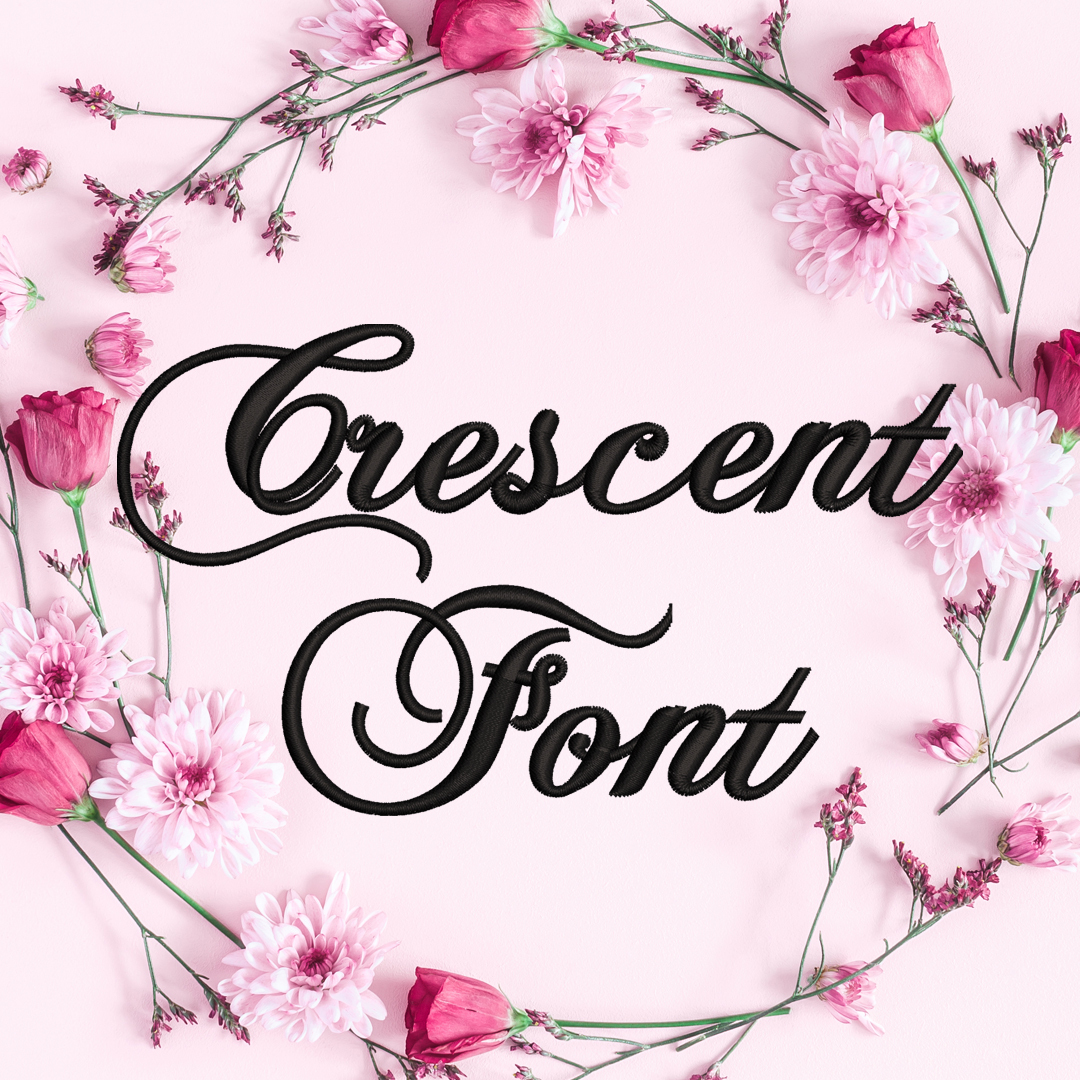 Calligraphic font | Royal Present Embroidery | machine embroidery online