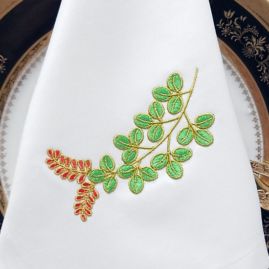 Machine Embroidery Design Acacia | Royal Present Embroidery