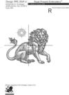 Leo zodiac sign Machine Embroidery Design - 6 sizes | Royal Present ...